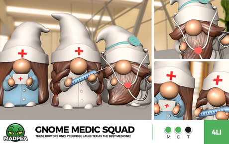 Second Life Marketplace - MadPea Gnome Medic Squad